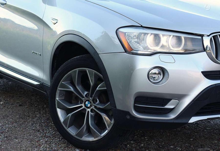 Grey BMW X3 2015 in Kretinga, with an engine capacity of 2.00 L and mileage of 213 thousand km for 12999 €, photo 4 on AUTOMOTO.COM.LV