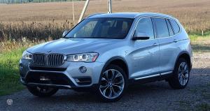 Grey BMW X3 2015 in Kretinga, with an engine capacity of 2.00 L and mileage of 213 thousand km for 12999 €, photo 6 on AUTOMOTO.COM.LV