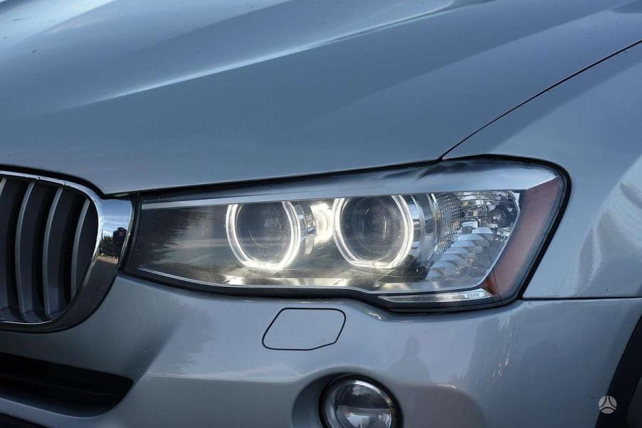 Grey BMW X3 2015 in Kretinga, with an engine capacity of 2.00 L and mileage of 213 thousand km for 12999 €, photo 7 on AUTOMOTO.COM.LV
