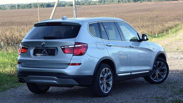 Pelēks BMW X3 2015 Kretinga, ar dzinēja tilpumu 2.00 L un nobraukumu 213 tūkst. km par 12999 €, foto 11 vietnē AUTOMOTO.COM.LV