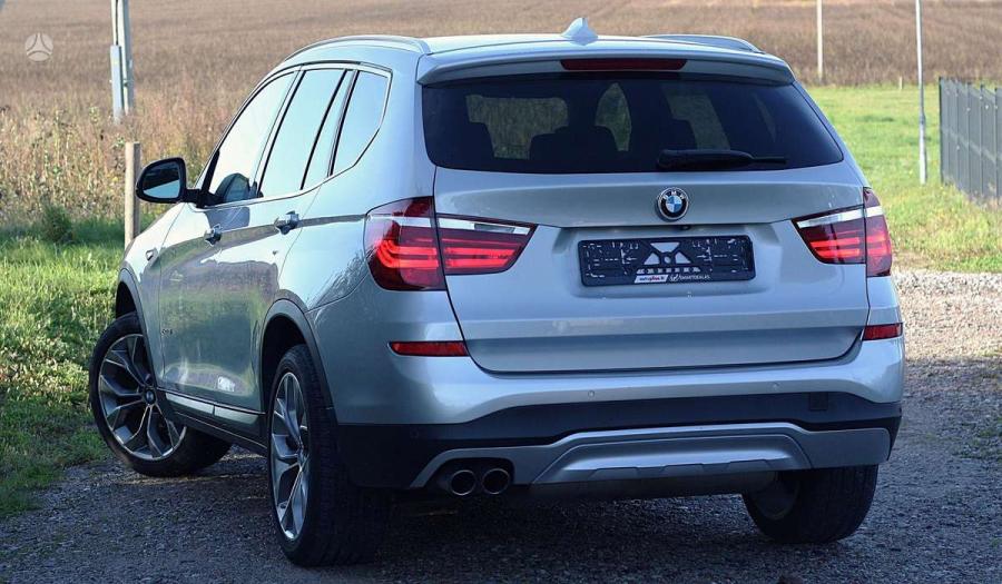 Grey BMW X3 2015 in Kretinga, with an engine capacity of 2.00 L and mileage of 213 thousand km for 12999 €, photo 18 on AUTOMOTO.COM.LV