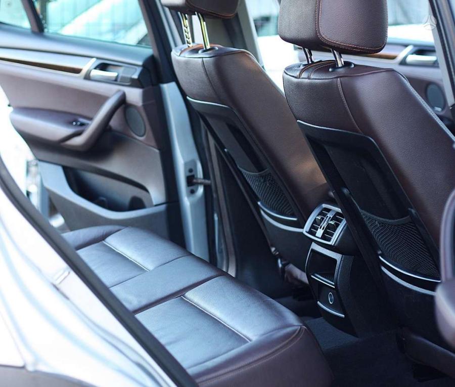 Grey BMW X3 2015 in Kretinga, with an engine capacity of 2.00 L and mileage of 213 thousand km for 12999 €, photo 34 on AUTOMOTO.COM.LV