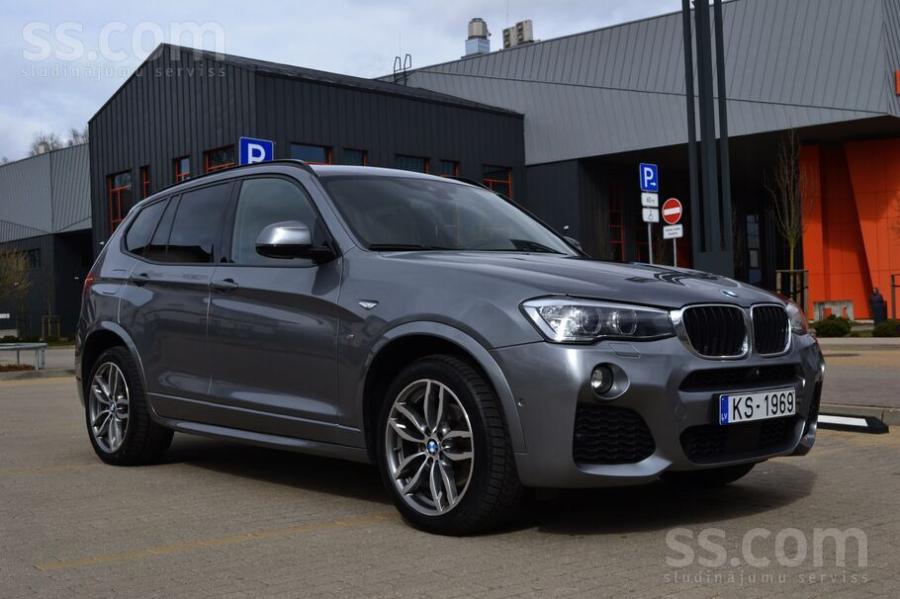 Pelēks BMW X3 2016 Rīga, ar dzinēja tilpumu 2.00 L un nobraukumu 150 tūkst. km par 23000 €, foto 1 vietnē AUTOMOTO.COM.LV