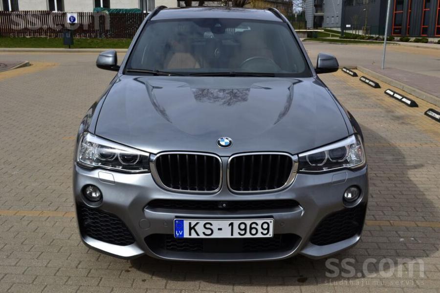 Pelēks BMW X3 2016 Rīga, ar dzinēja tilpumu 2.00 L un nobraukumu 150 tūkst. km par 23000 €, foto 3 vietnē AUTOMOTO.COM.LV