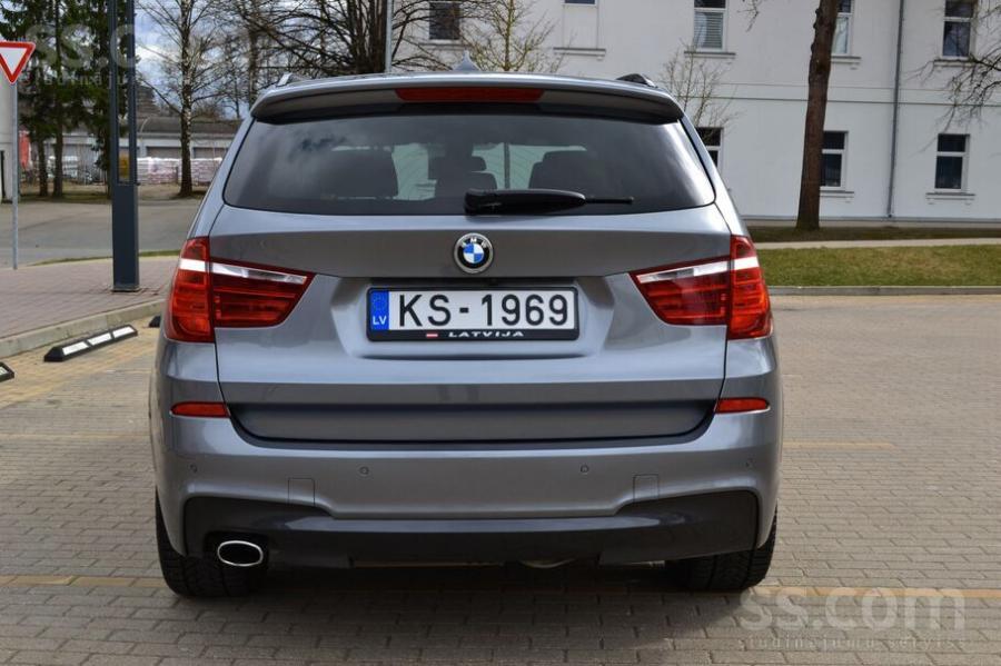 Pelēks BMW X3 2016 Rīga, ar dzinēja tilpumu 2.00 L un nobraukumu 150 tūkst. km par 23000 €, foto 9 vietnē AUTOMOTO.COM.LV