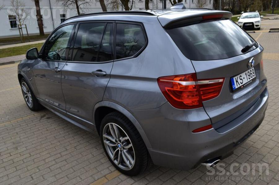 Pelēks BMW X3 2016 Rīga, ar dzinēja tilpumu 2.00 L un nobraukumu 150 tūkst. km par 23000 €, foto 21 vietnē AUTOMOTO.COM.LV