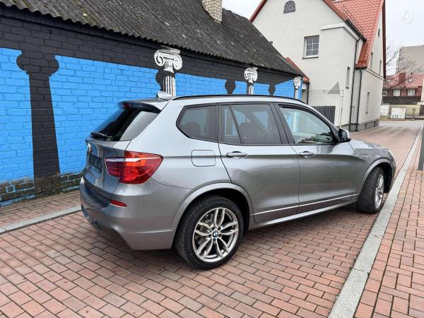 Grey BMW X3 2016 in Marijampole, with an engine capacity of 2.99 L and mileage of 256 thousand km for 16700 €, photo 4 on AUTOMOTO.COM.LV
