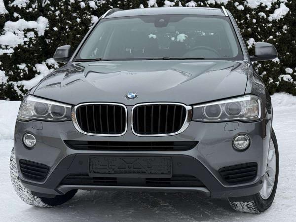 Grey BMW X3 2016 in Jonava, with an engine capacity of 2.00 L and mileage of 266 thousand km for 14650 €, photo 2 on AUTOMOTO.COM.LV