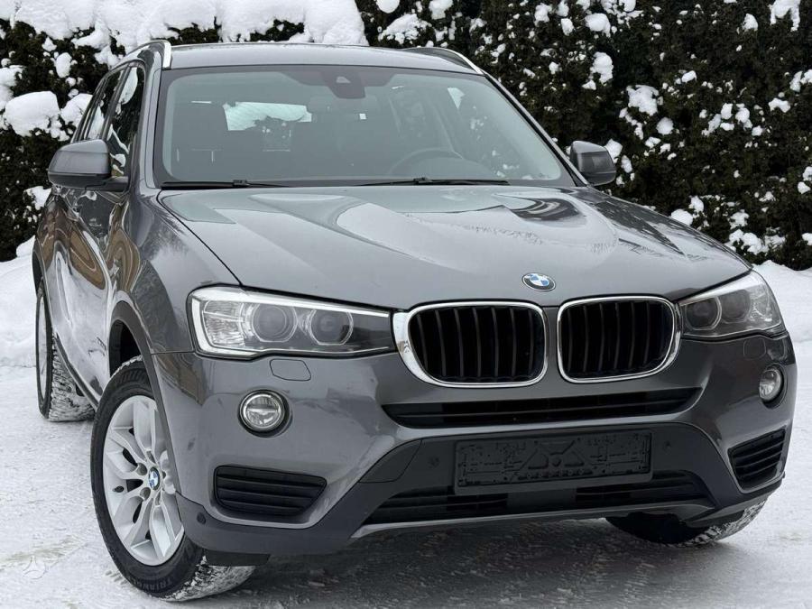 Grey BMW X3 2016 in Jonava, with an engine capacity of 2.00 L and mileage of 266 thousand km for 14650 €, photo 3 on AUTOMOTO.COM.LV