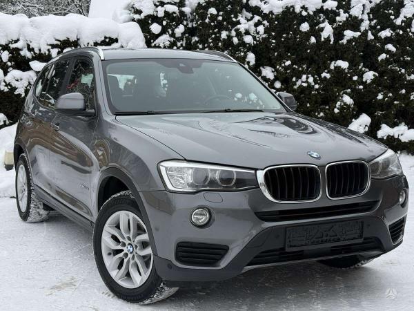 Grey BMW X3 2016 in Jonava, with an engine capacity of 2.00 L and mileage of 266 thousand km for 14650 €, photo 4 on AUTOMOTO.COM.LV