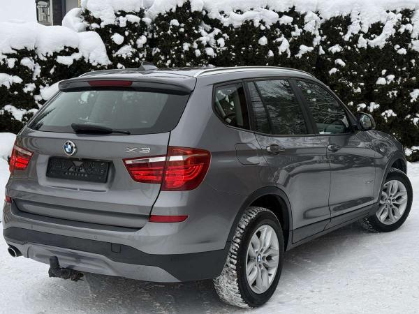 Grey BMW X3 2016 in Jonava, with an engine capacity of 2.00 L and mileage of 266 thousand km for 14650 €, photo 5 on AUTOMOTO.COM.LV