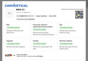Grey BMW X3 2016 in Jonava, with an engine capacity of 2.00 L and mileage of 266 thousand km for 14650 €, photo 21 on AUTOMOTO.COM.LV