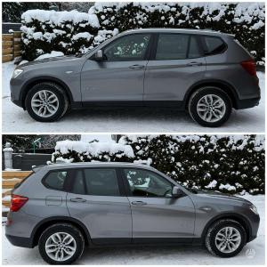 Grey BMW X3 2016 in Jonava, with an engine capacity of 2.00 L and mileage of 266 thousand km for 14650 €, photo 35 on AUTOMOTO.COM.LV