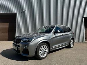 Pelēks BMW X3 2016 Naujoji Akmenė, ar dzinēja tilpumu 2.98 L un nobraukumu 67 tūkst. km par 20150 €, foto  vietnē AUTOMOTO.COM.LV