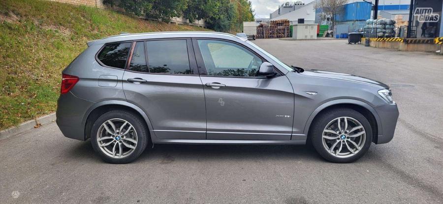 Pelēks BMW X3 2016 Šauļi, ar dzinēja tilpumu 3.00 L un nobraukumu 140 tūkst. km par 14900 €, foto 9 vietnē AUTOMOTO.COM.LV