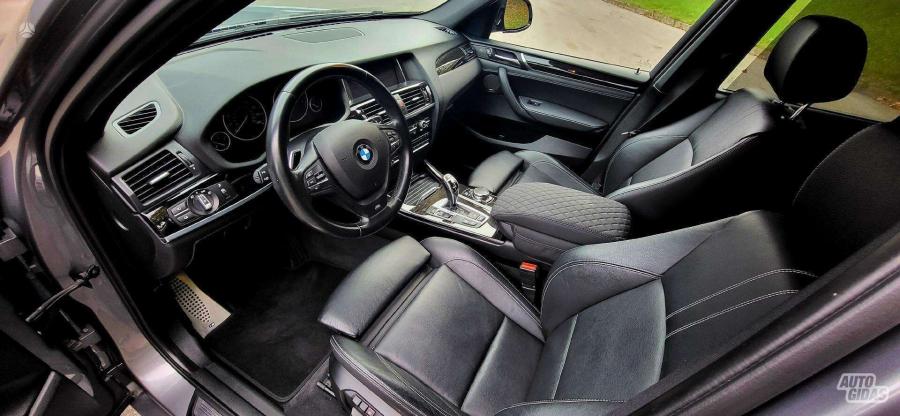 Pelēks BMW X3 2016 Šauļi, ar dzinēja tilpumu 3.00 L un nobraukumu 140 tūkst. km par 14900 €, foto 12 vietnē AUTOMOTO.COM.LV