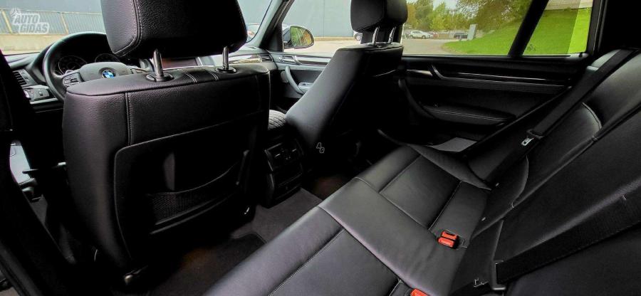 Pelēks BMW X3 2016 Šauļi, ar dzinēja tilpumu 3.00 L un nobraukumu 140 tūkst. km par 14900 €, foto 13 vietnē AUTOMOTO.COM.LV