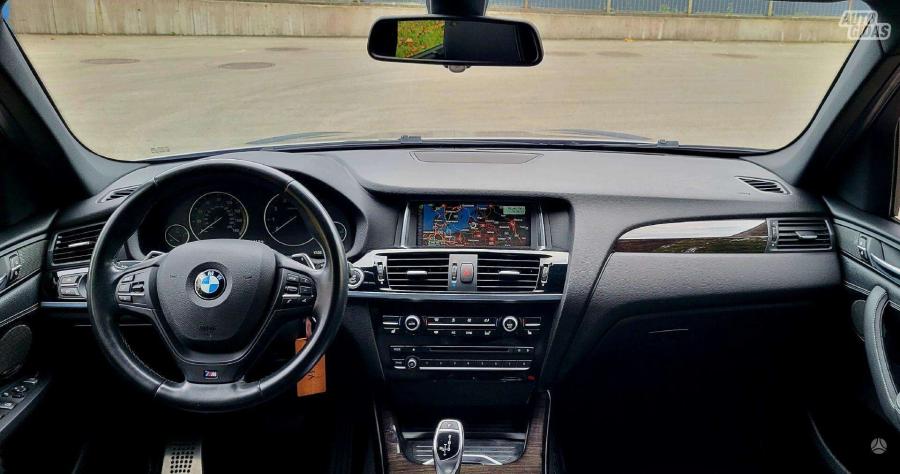 Pelēks BMW X3 2016 Šauļi, ar dzinēja tilpumu 3.00 L un nobraukumu 140 tūkst. km par 14900 €, foto 14 vietnē AUTOMOTO.COM.LV