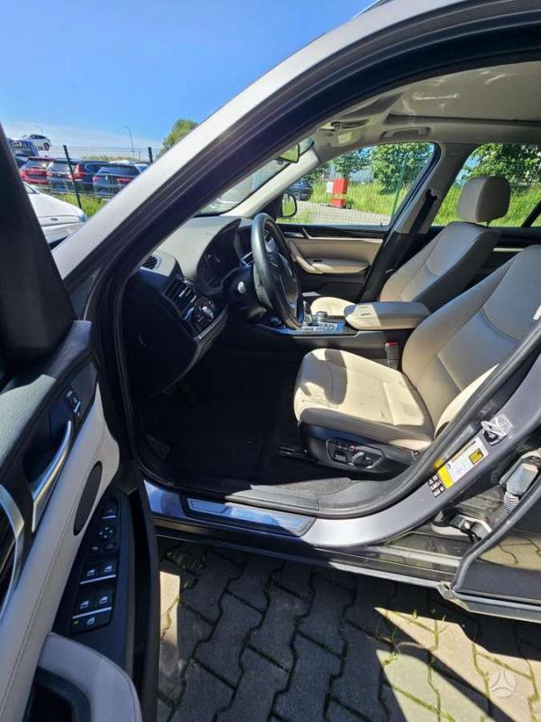 Grey BMW X3 2016 in Klaipeda, with an engine capacity of 2.00 L and mileage of 232 thousand km for 7800 €, photo 7 on AUTOMOTO.COM.LV