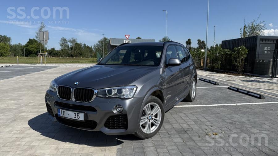 Grey BMW X3 2016 in Riga, with an engine capacity of 2.00 L and mileage of 106 thousand km for 18500 €, photo 1 on AUTOMOTO.COM.LV