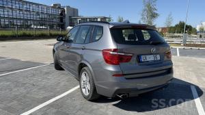 Grey BMW X3 2016 in Riga, with an engine capacity of 2.00 L and mileage of 106 thousand km for 18500 €, photo 5 on AUTOMOTO.COM.LV