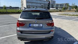 Grey BMW X3 2016 in Riga, with an engine capacity of 2.00 L and mileage of 106 thousand km for 18500 €, photo 6 on AUTOMOTO.COM.LV