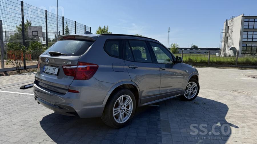 Grey BMW X3 2016 in Riga, with an engine capacity of 2.00 L and mileage of 106 thousand km for 18500 €, photo 7 on AUTOMOTO.COM.LV