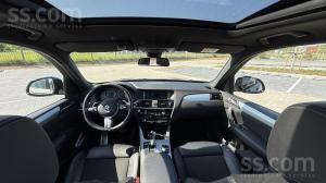 Grey BMW X3 2016 in Riga, with an engine capacity of 2.00 L and mileage of 106 thousand km for 18500 €, photo 10 on AUTOMOTO.COM.LV