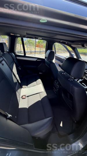 Grey BMW X3 2016 in Riga, with an engine capacity of 2.00 L and mileage of 106 thousand km for 18500 €, photo 14 on AUTOMOTO.COM.LV