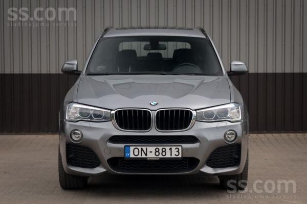 Grey BMW X3 2016 in Talsi, with an engine capacity of 2.00 L and mileage of 192 thousand km for 16250 €, photo 2 on AUTOMOTO.COM.LV