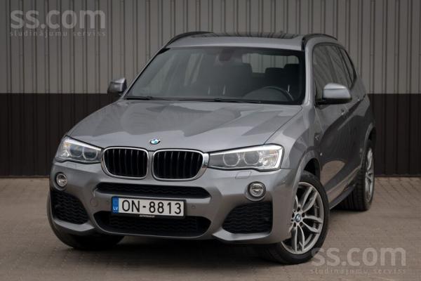 Grey BMW X3 2016 in Talsi, with an engine capacity of 2.00 L and mileage of 192 thousand km for 16250 €, photo 3 on AUTOMOTO.COM.LV