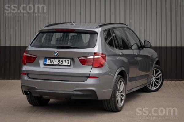 Grey BMW X3 2016 in Talsi, with an engine capacity of 2.00 L and mileage of 192 thousand km for 16250 €, photo 7 on AUTOMOTO.COM.LV