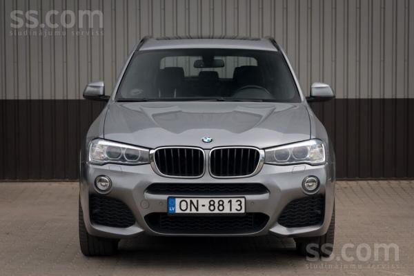 Grey BMW X3 2016 in Tukums, with an engine capacity of 2.00 L and mileage of 192 thousand km for 16250 €, photo 2 on AUTOMOTO.COM.LV
