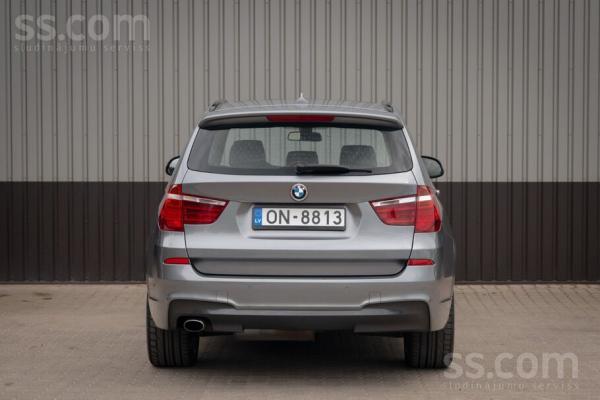 Grey BMW X3 2016 in Tukums, with an engine capacity of 2.00 L and mileage of 192 thousand km for 16250 €, photo 5 on AUTOMOTO.COM.LV