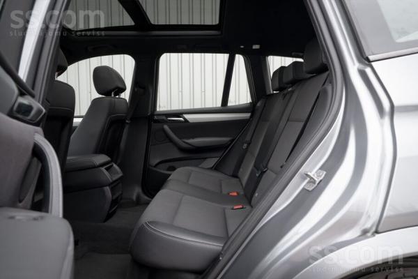 Grey BMW X3 2016 in Tukums, with an engine capacity of 2.00 L and mileage of 192 thousand km for 16250 €, photo 10 on AUTOMOTO.COM.LV