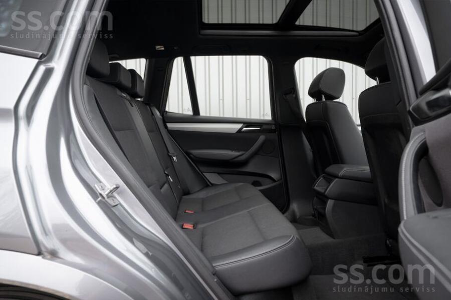 Pelēks BMW X3 2016 Tukums, ar dzinēja tilpumu 2.00 L un nobraukumu 192 tūkst. km par 16250 €, foto 12 vietnē AUTOMOTO.COM.LV