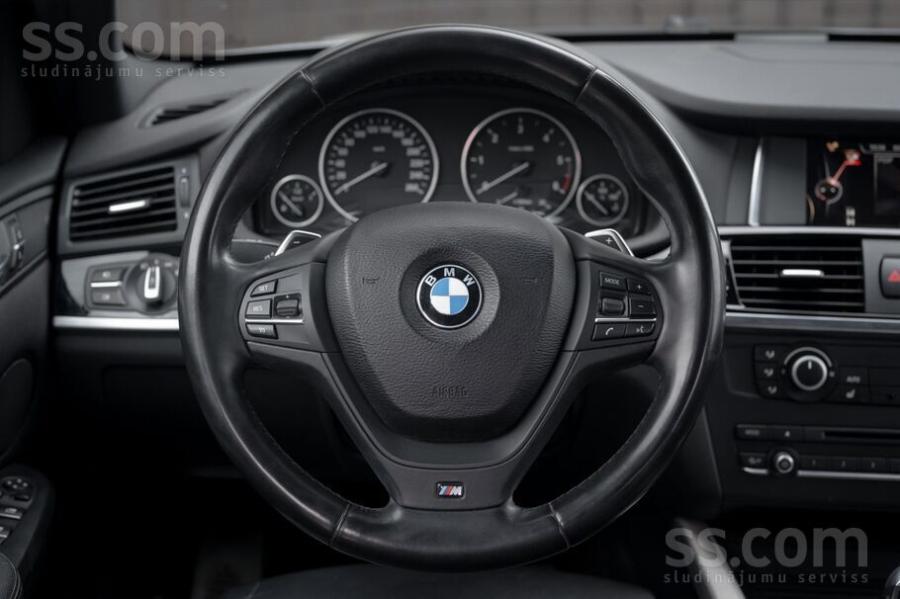 Pelēks BMW X3 2016 Tukums, ar dzinēja tilpumu 2.00 L un nobraukumu 192 tūkst. km par 16250 €, foto 17 vietnē AUTOMOTO.COM.LV