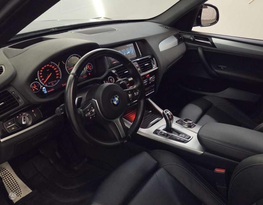 Pelēks BMW X3 2016 Marijampole, ar dzinēja tilpumu 2.99 L un nobraukumu 272 tūkst. km par 16450 €, foto 3 vietnē AUTOMOTO.COM.LV