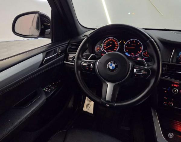 Grey BMW X3 2016 in Marijampole, with an engine capacity of 2.99 L and mileage of 272 thousand km for 16450 €, photo 6 on AUTOMOTO.COM.LV