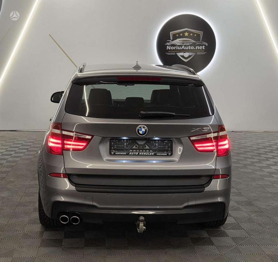 Pelēks BMW X3 2016 Marijampole, ar dzinēja tilpumu 2.99 L un nobraukumu 272 tūkst. km par 16450 €, foto 29 vietnē AUTOMOTO.COM.LV
