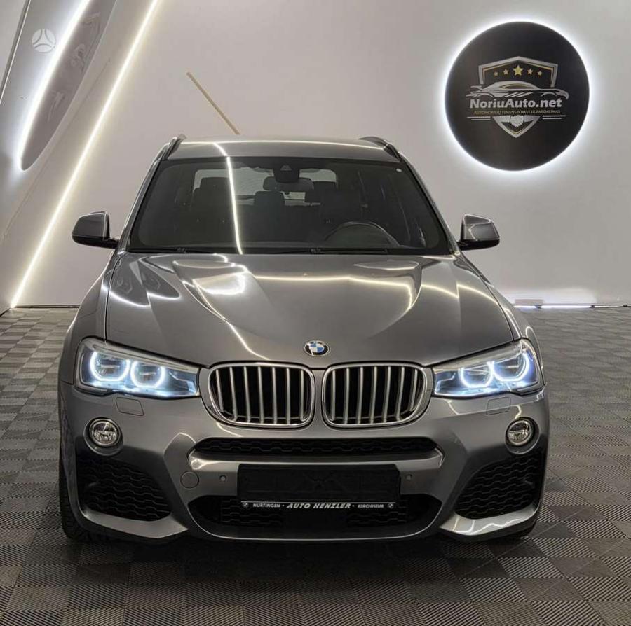 Pelēks BMW X3 2016 Marijampole, ar dzinēja tilpumu 2.99 L un nobraukumu 272 tūkst. km par 16450 €, foto 30 vietnē AUTOMOTO.COM.LV