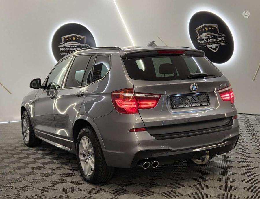 Pelēks BMW X3 2016 Marijampole, ar dzinēja tilpumu 2.99 L un nobraukumu 272 tūkst. km par 16450 €, foto 39 vietnē AUTOMOTO.COM.LV