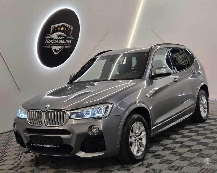 Pelēks BMW X3 2016 Marijampole, ar dzinēja tilpumu 2.99 L un nobraukumu 272 tūkst. km par 16450 €, foto 40 vietnē AUTOMOTO.COM.LV