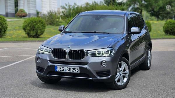 Grey BMW X3 2016 in Elektrenai, with an engine capacity of 2.00 L and mileage of 189 thousand km for 15800 €, photo 1 on AUTOMOTO.COM.LV