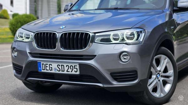 Grey BMW X3 2016 in Elektrenai, with an engine capacity of 2.00 L and mileage of 189 thousand km for 15800 €, photo 2 on AUTOMOTO.COM.LV
