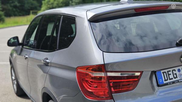Grey BMW X3 2016 in Elektrenai, with an engine capacity of 2.00 L and mileage of 189 thousand km for 15800 €, photo 5 on AUTOMOTO.COM.LV