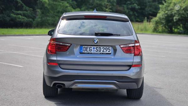 Grey BMW X3 2016 in Elektrenai, with an engine capacity of 2.00 L and mileage of 189 thousand km for 15800 €, photo 6 on AUTOMOTO.COM.LV