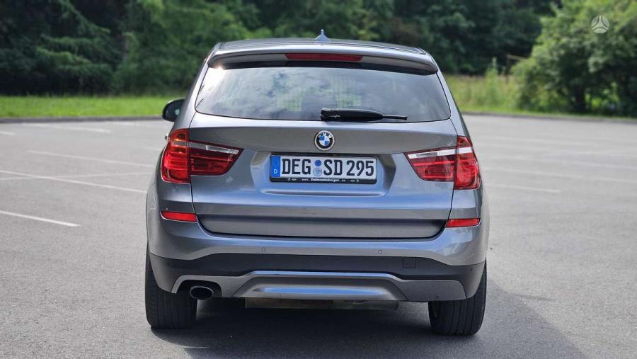 Grey BMW X3 2016 in Elektrenai, with an engine capacity of 2.00 L and mileage of 189 thousand km for 15800 €, photo 7 on AUTOMOTO.COM.LV