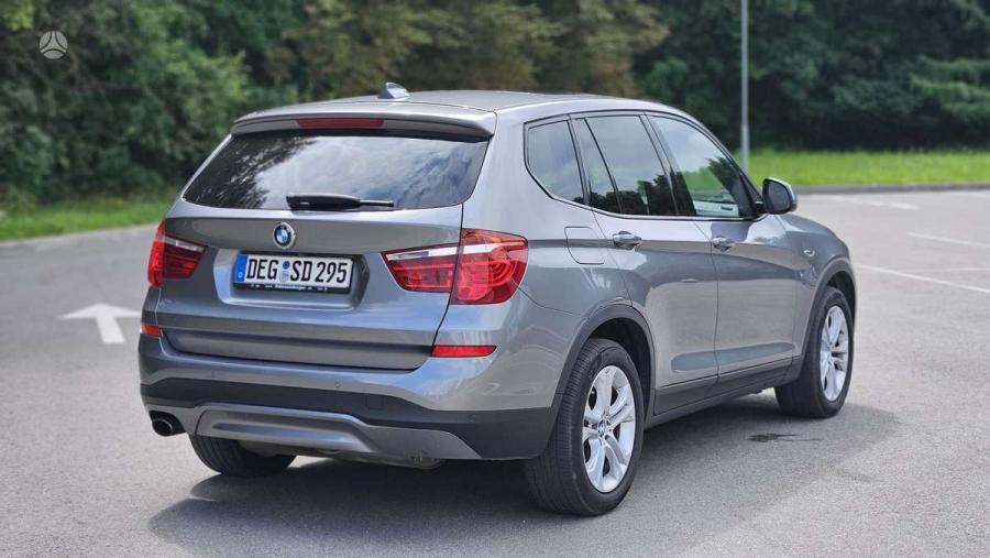 Grey BMW X3 2016 in Elektrenai, with an engine capacity of 2.00 L and mileage of 189 thousand km for 15800 €, photo 9 on AUTOMOTO.COM.LV