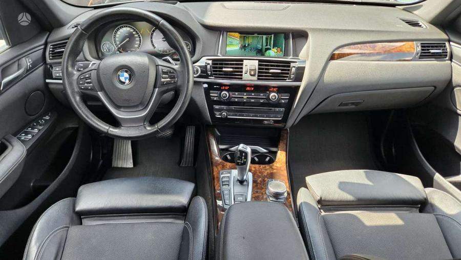 Grey BMW X3 2016 in Elektrenai, with an engine capacity of 2.00 L and mileage of 189 thousand km for 15800 €, photo 18 on AUTOMOTO.COM.LV